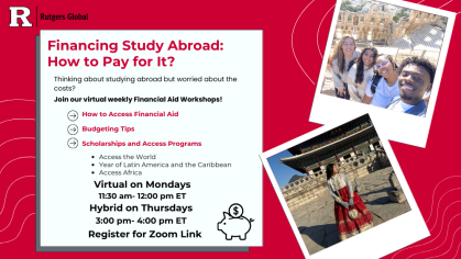 Study Abroad Advising & Events | Rutgers Global